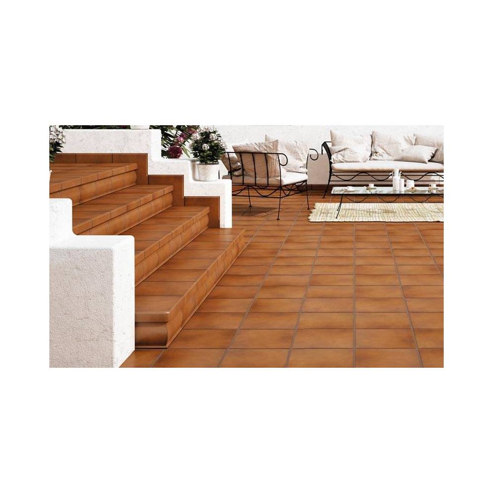 carrelage marron 31x31 gresmanc rodamanto paquet 0.96 m2